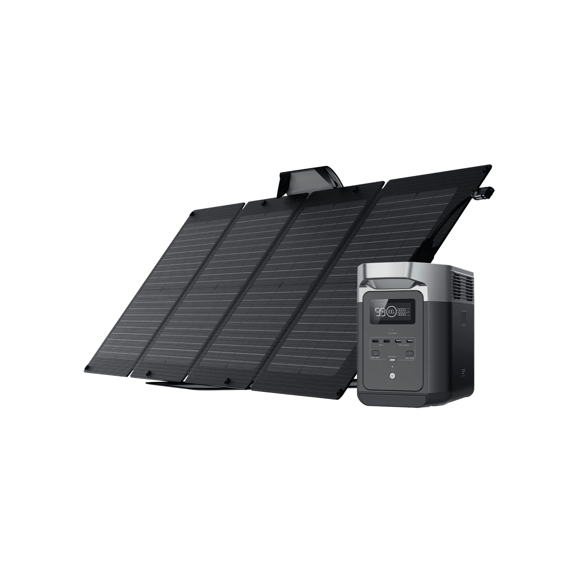 EcoFlow|DELTA 2 Power Station + 110W Portable Solar Panel EcoFlow|DELTA 2 Power Station + 110W Portable Solar Panel